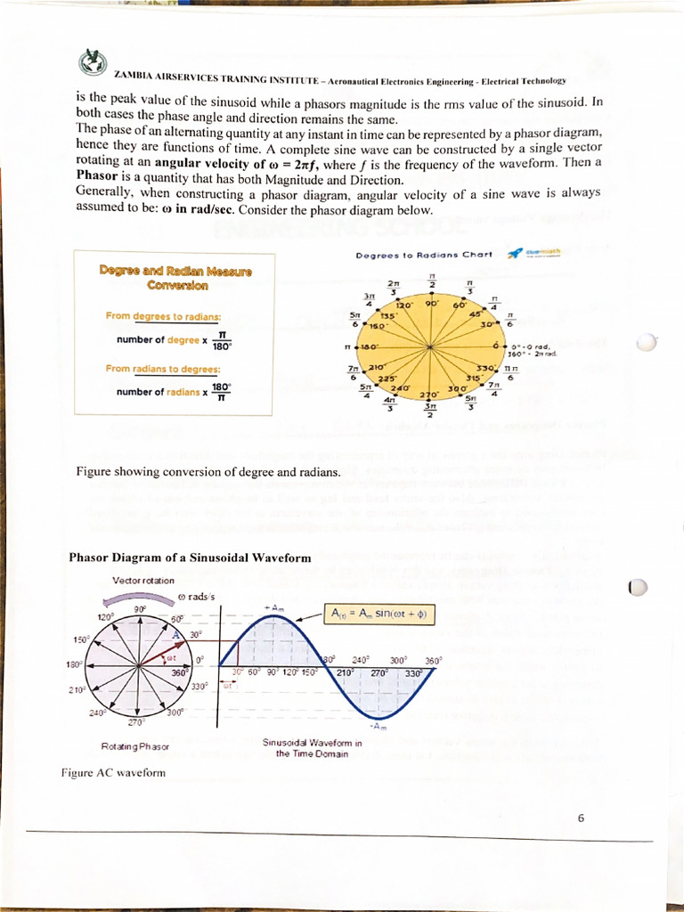 Conversation of Degrees To Radian | PDF