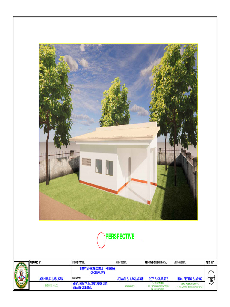 Perspective: Hon. Pepito E. Apag Roy P. Cajarte Jomari B. Maglacion Joshua C. Labusan | PDF