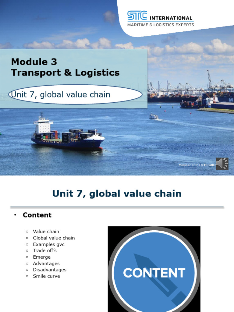(T) Transport Logistics-Unit 7 - Global Value Chain | PDF | Value Chain ...