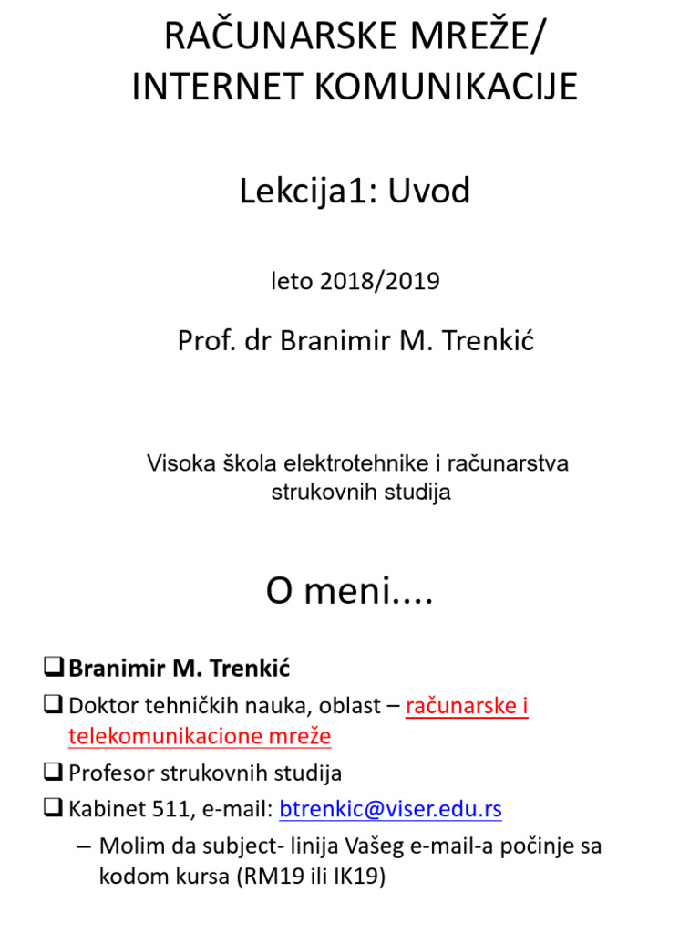 Lekcija 1 | PDF