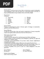 Revised SENIOR SCOUT CODE | PDF