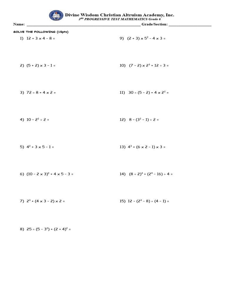 6 Math | PDF | Teaching Methods & Materials | Art