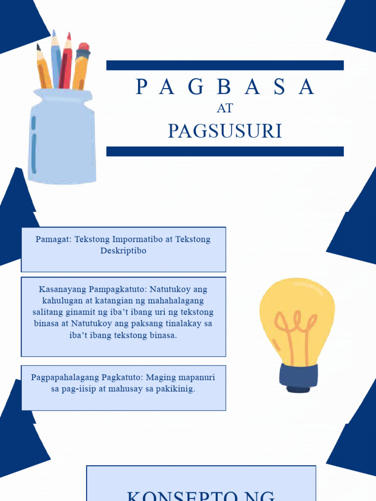 Pagbasa at Pagsusuri | PDF