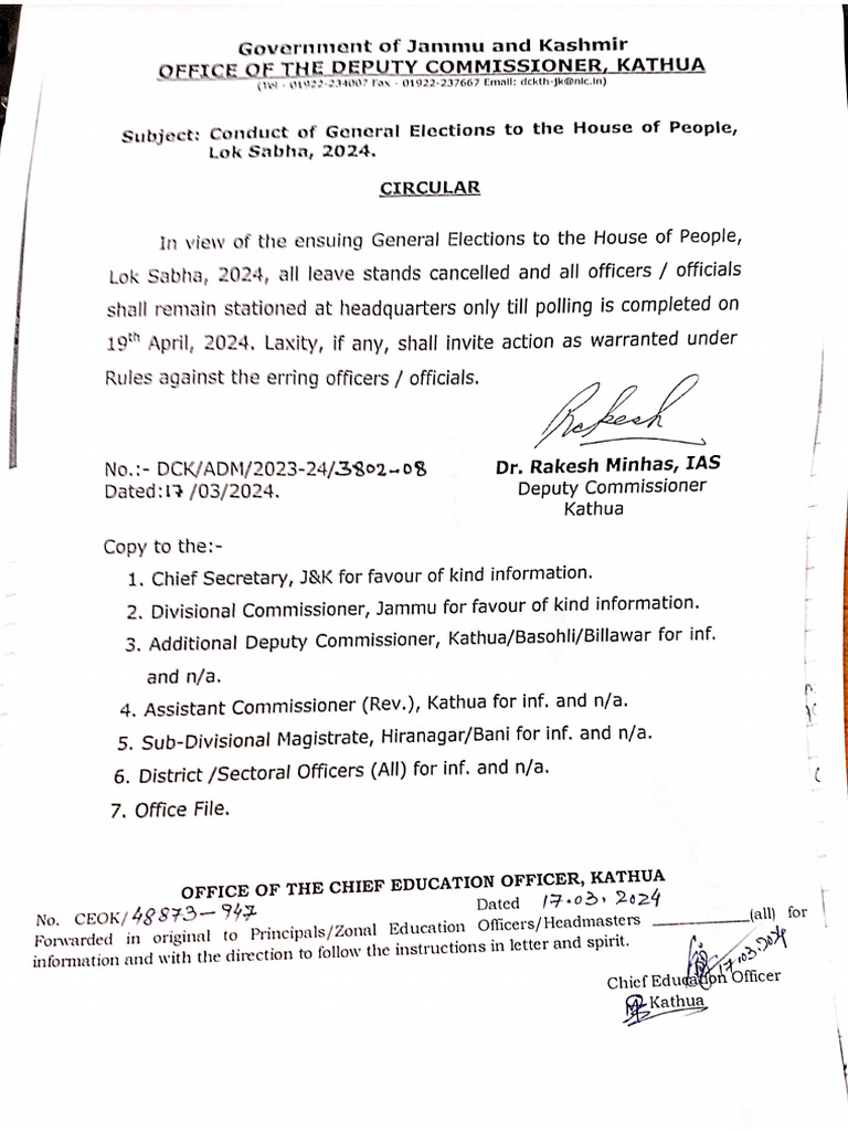 Circular 1 | PDF