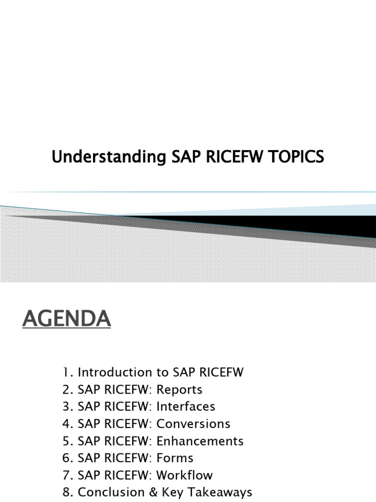 Sap Ricefw-By Ashwin | PDF | Databases | Electronic Data Interchange