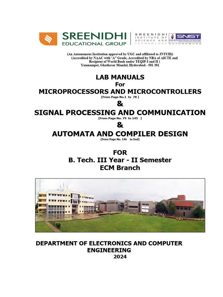 ECM III II LM 180pages | PDF | Engineering | Assembly Language