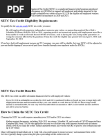 SETC IRS 2024 PDF - COVID-19 Self-Employed Tax Credits: Form 7202 ...