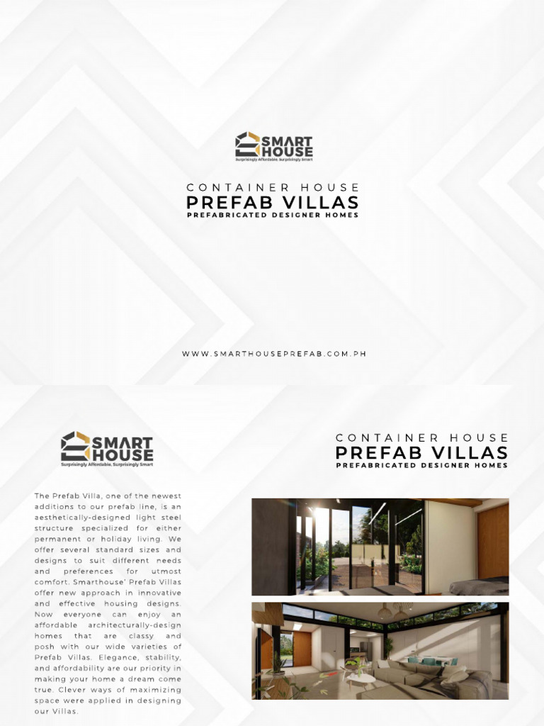Smarthouse Prefab Villa Brochure 2022 | PDF