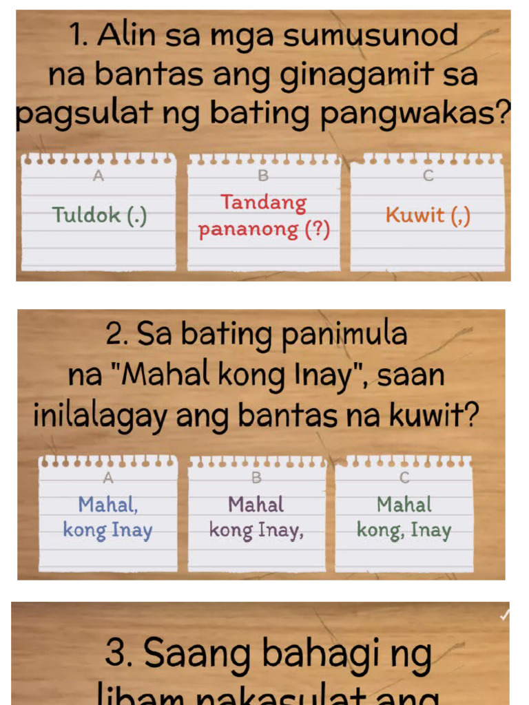MAIKLING PAGSUSULIT_MGA BAHAGI NG LIHAM | PDF