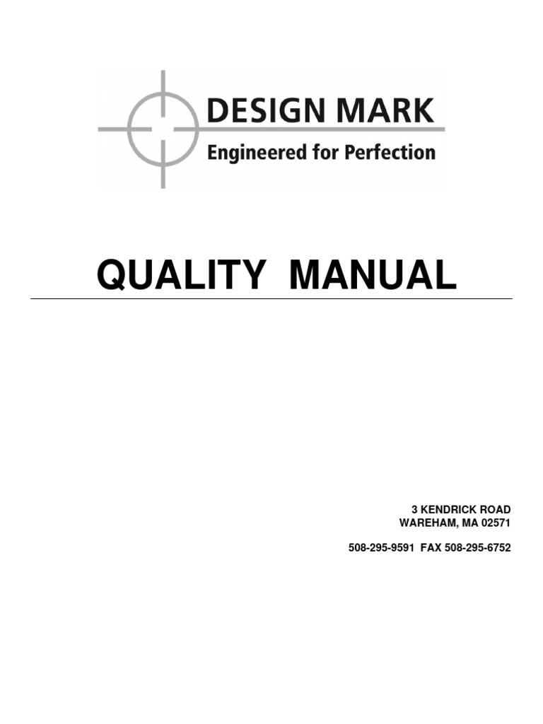 Quality Manual | PDF | Audit | Quality Management System