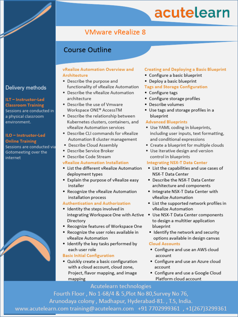 VMware Vrealize 8 | PDF | Cloud Computing | Automation