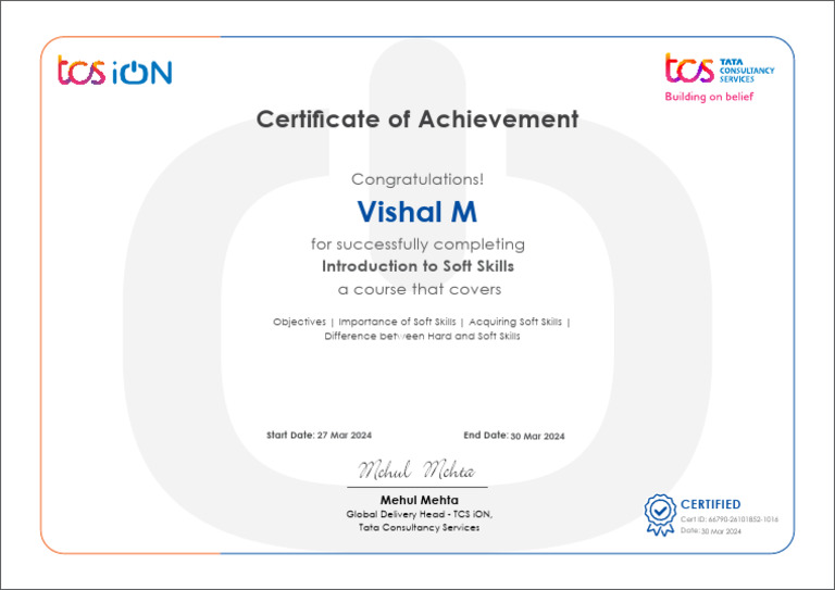 Vishal M 3723791 | PDF