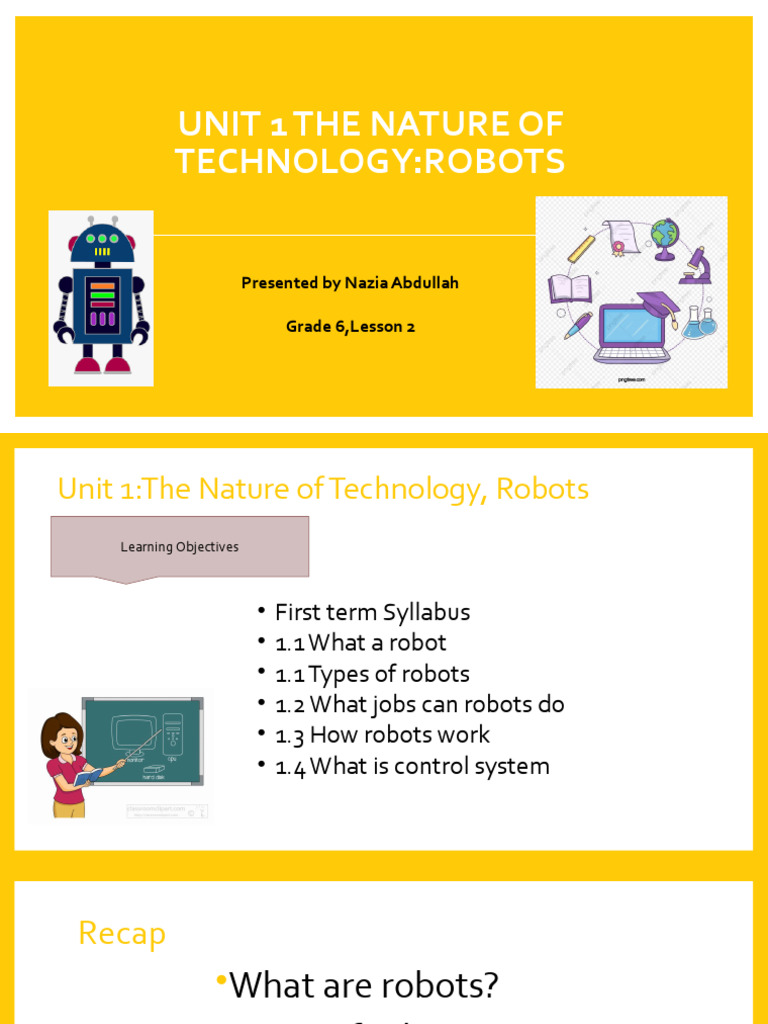 Understanding Robots: Types and Uses | PDF
