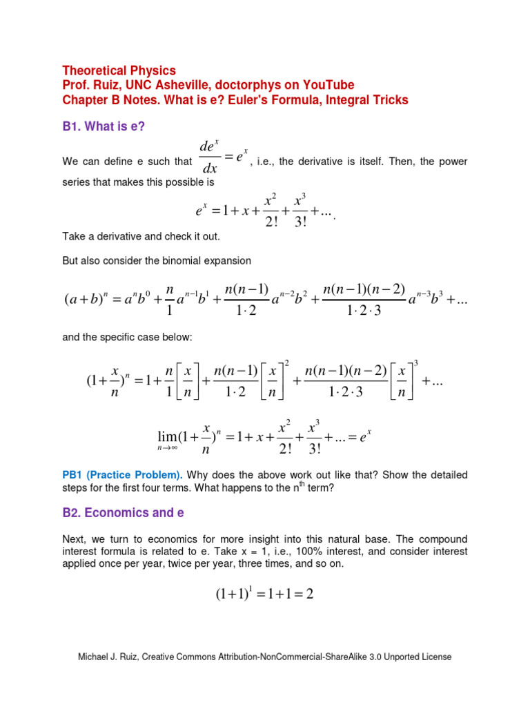 B2 Notes | PDF | Numbers | Pi