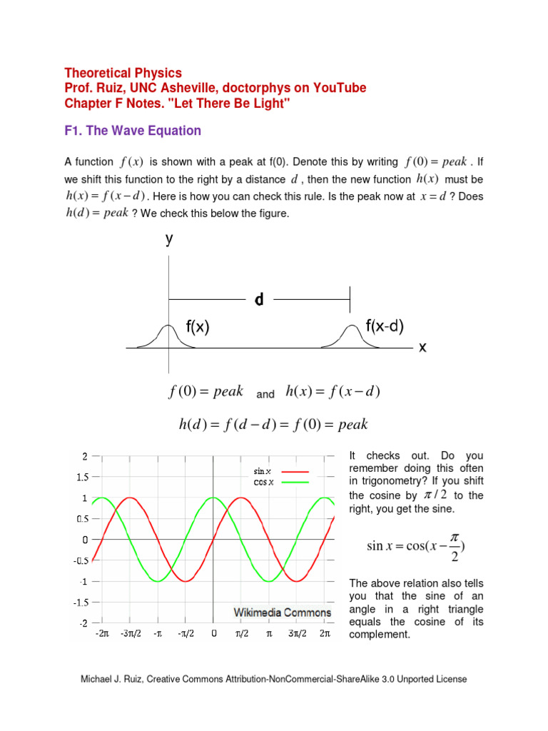 F2 Notes | PDF | Mathematical Objects | Physics
