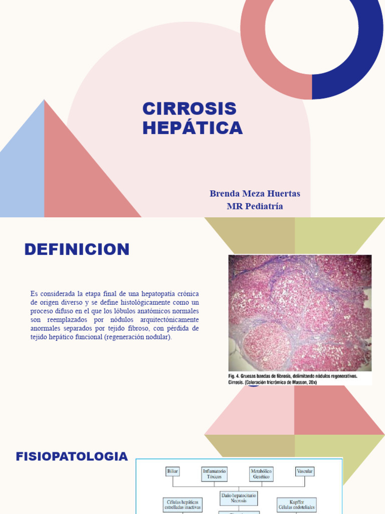 Cirrosis Hepatica - Brenda Meza | Descargar gratis PDF | Cirrosis | Hepatitis