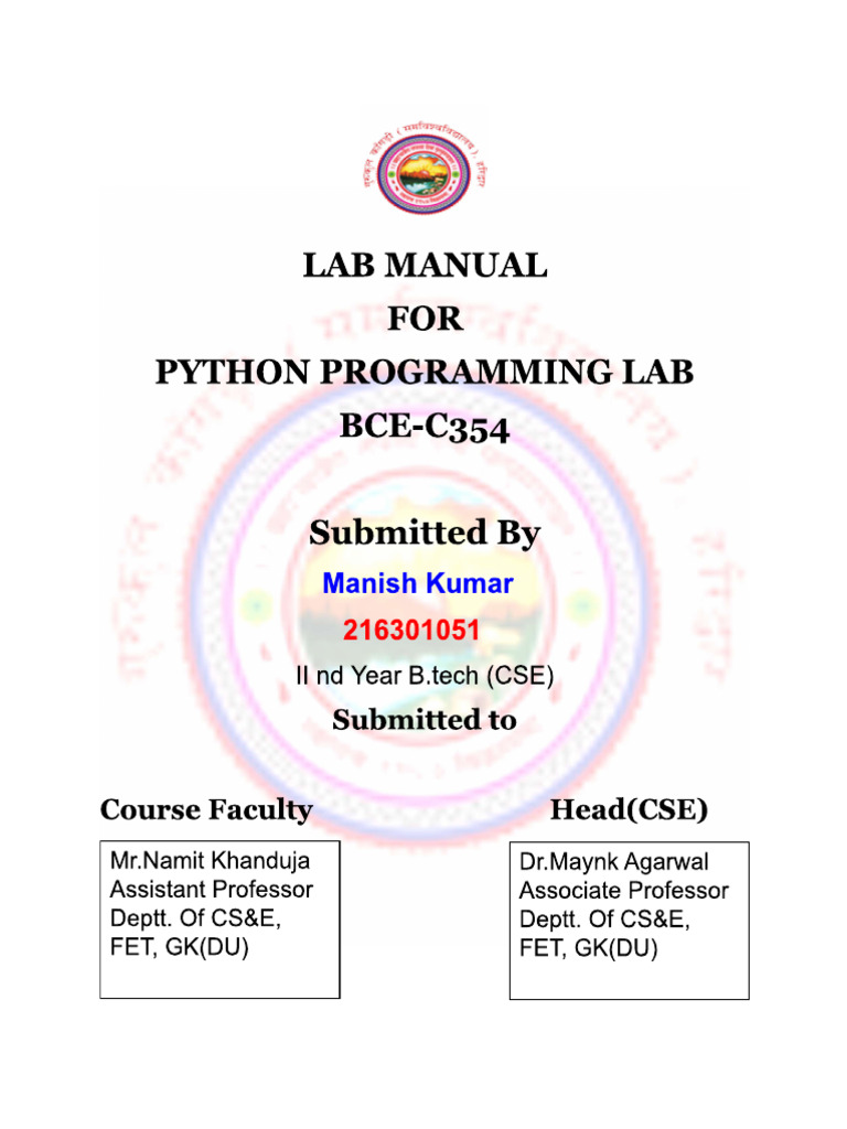 Python Programs for Basic Math Calculations | PDF | Mathematics