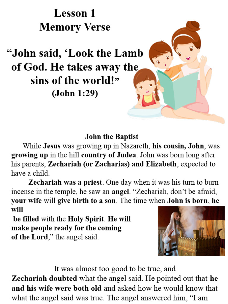John the Baptist: The Forerunner of Christ | PDF | John The Baptist | Jesus