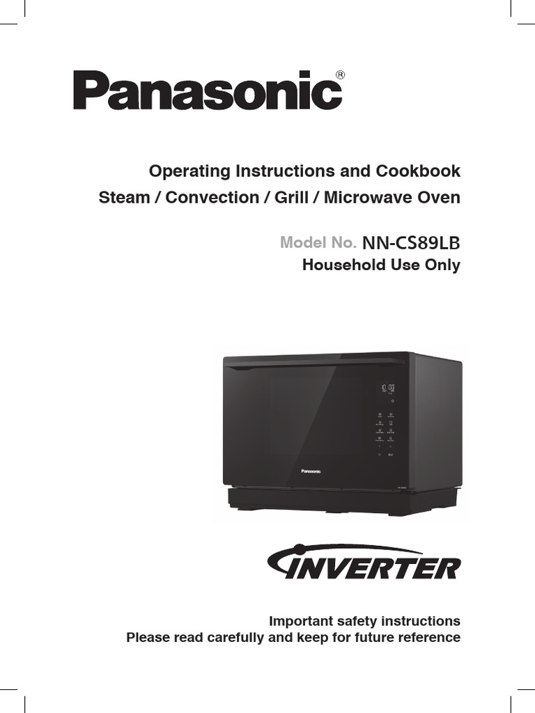 Panasonic Steam Oven | PDF | Oven | Ac Power Plugs And Sockets