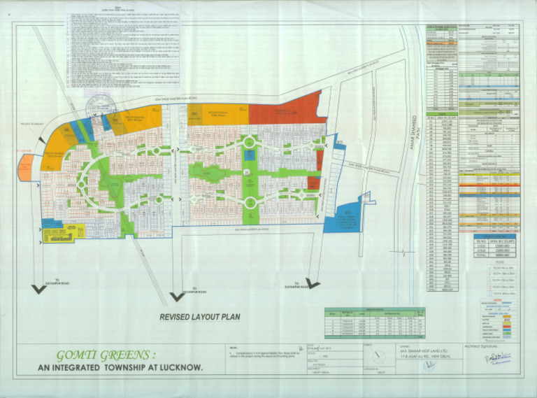 Approved Revised Layout - Gomti Greens - 31 | PDF