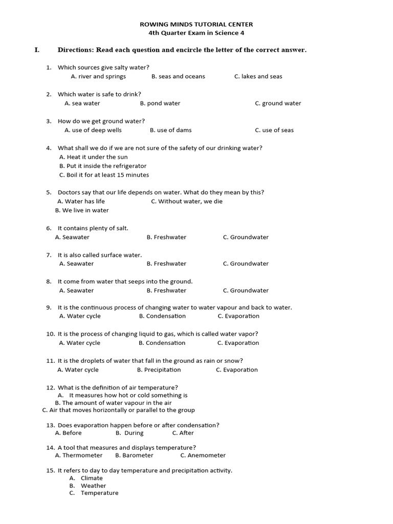 Sakura Science | PDF | Water | Water Cycle