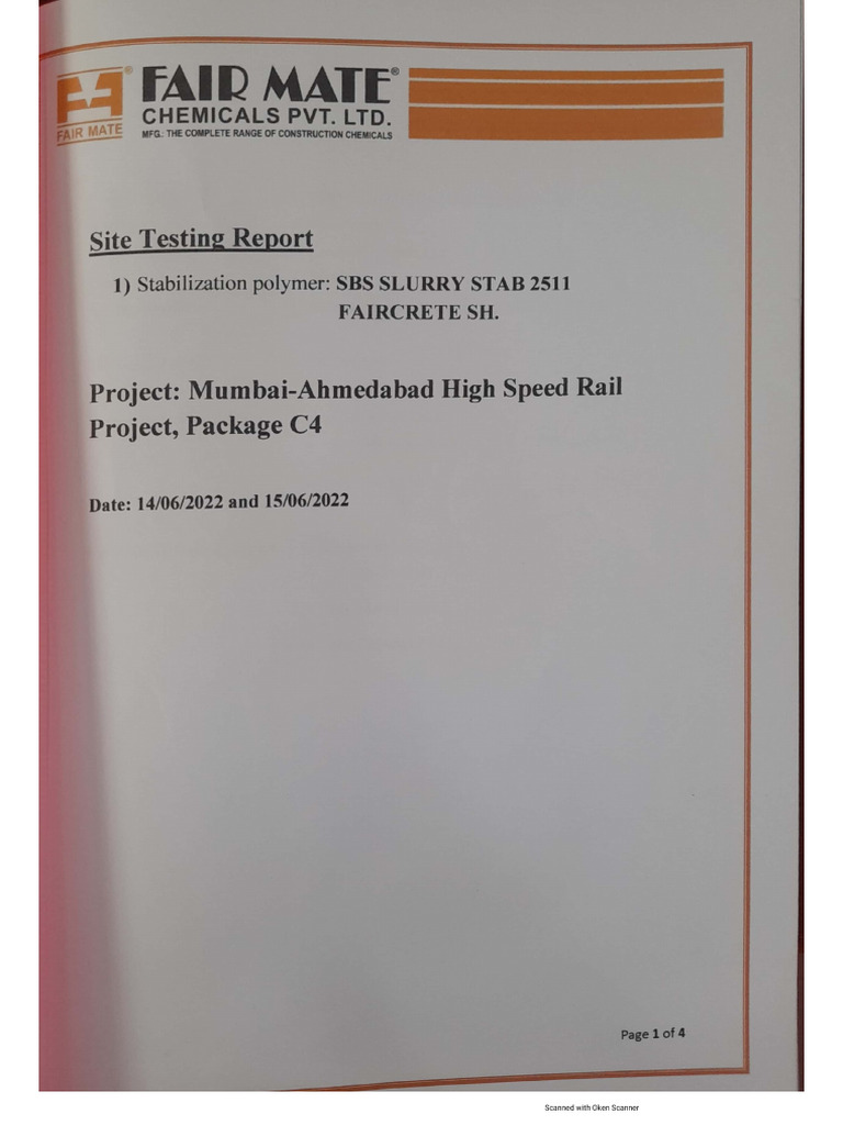 SBS SLURRY STAB | PDF