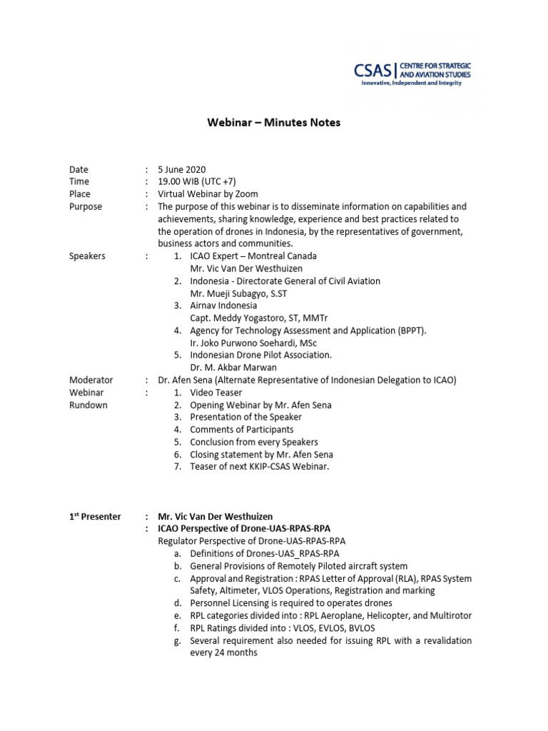 Indonesian Drone Operations Webinar Insights Pdf Unmanned Aerial