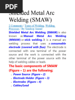 SMAW Welding: Pros and Cons | PDF | Welding | Construction