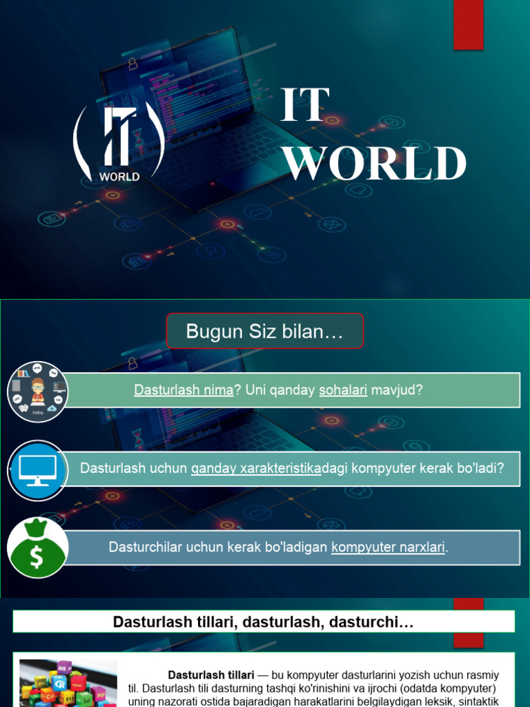 Web Dasturlash Master Klas | PDF