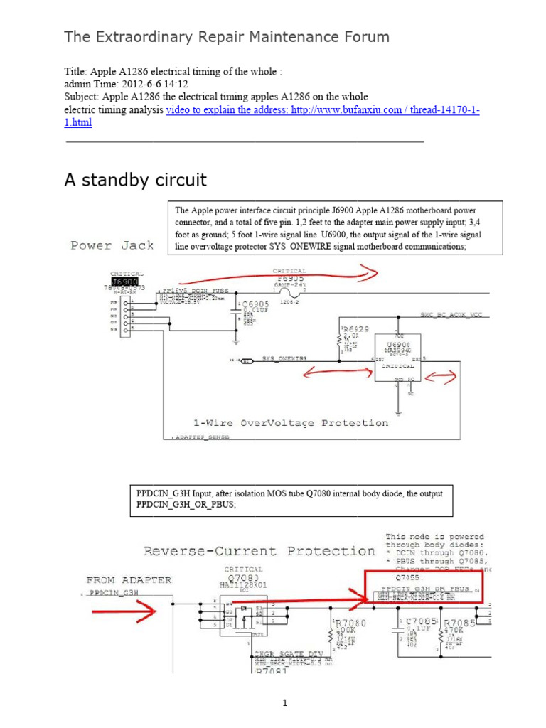 Apple A1286 Power Sequence Translated 2 | PDF | Power Supply ...