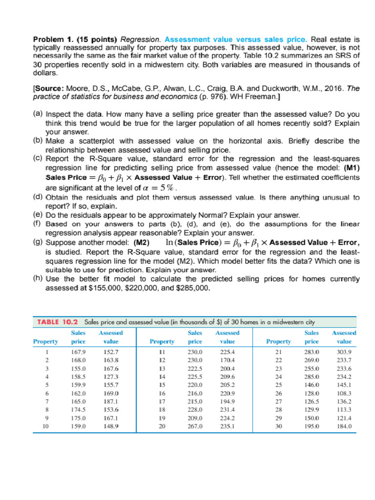 Guide ECON306 Solution HW 9 | PDF | Errors And Residuals | Coefficient Of Determination