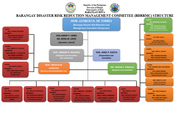 Structure BDRRMC | PDF | Emergency Management | Disasters