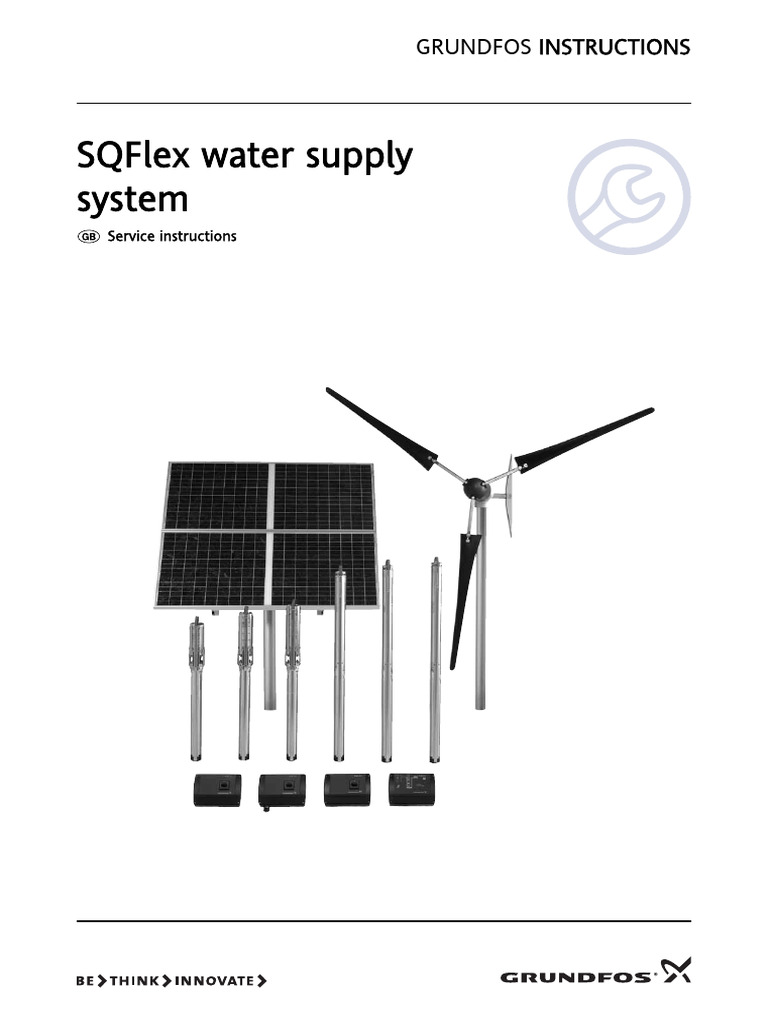 Sistema Solar Grundfos | PDF | Pump | Electric Motor