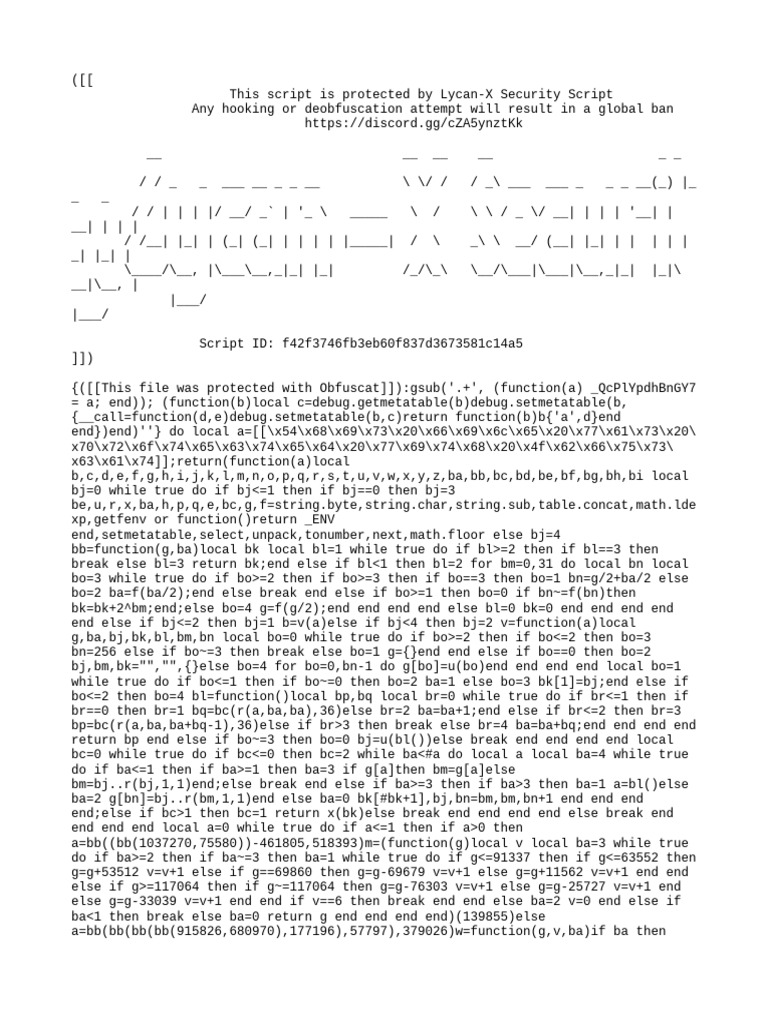 Lycan-X Security Script Overview | PDF | Computers | Technology & Engineering