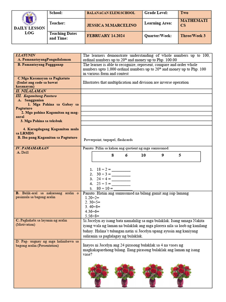 MATH Q3 Week3 Day3 | PDF