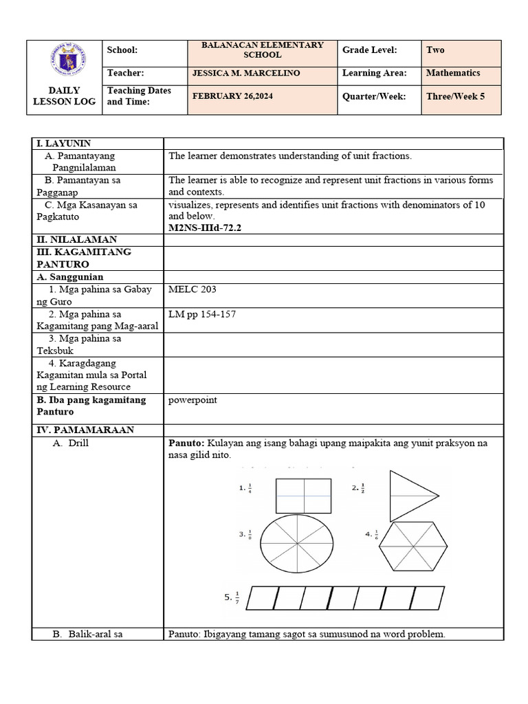 Math Q3 w5 Day 1 | PDF