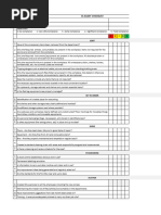 6s Audit Checklist | PDF | Personal Protective Equipment | Safety