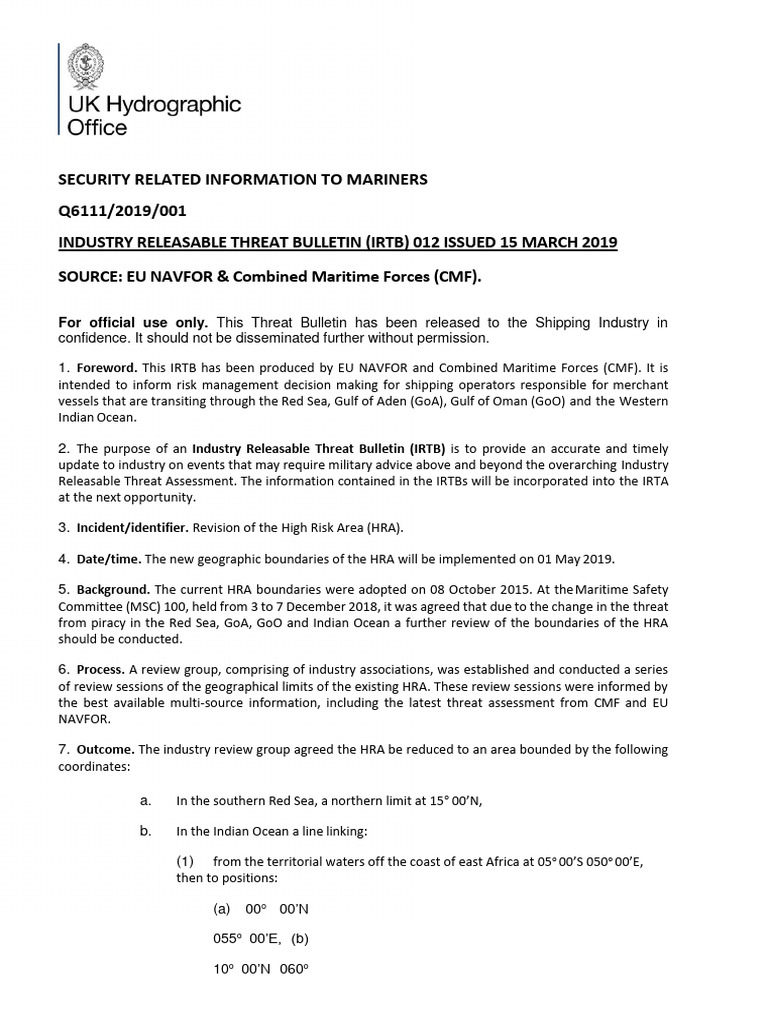 Srim Q6111 2019 001 | PDF | Water Transport