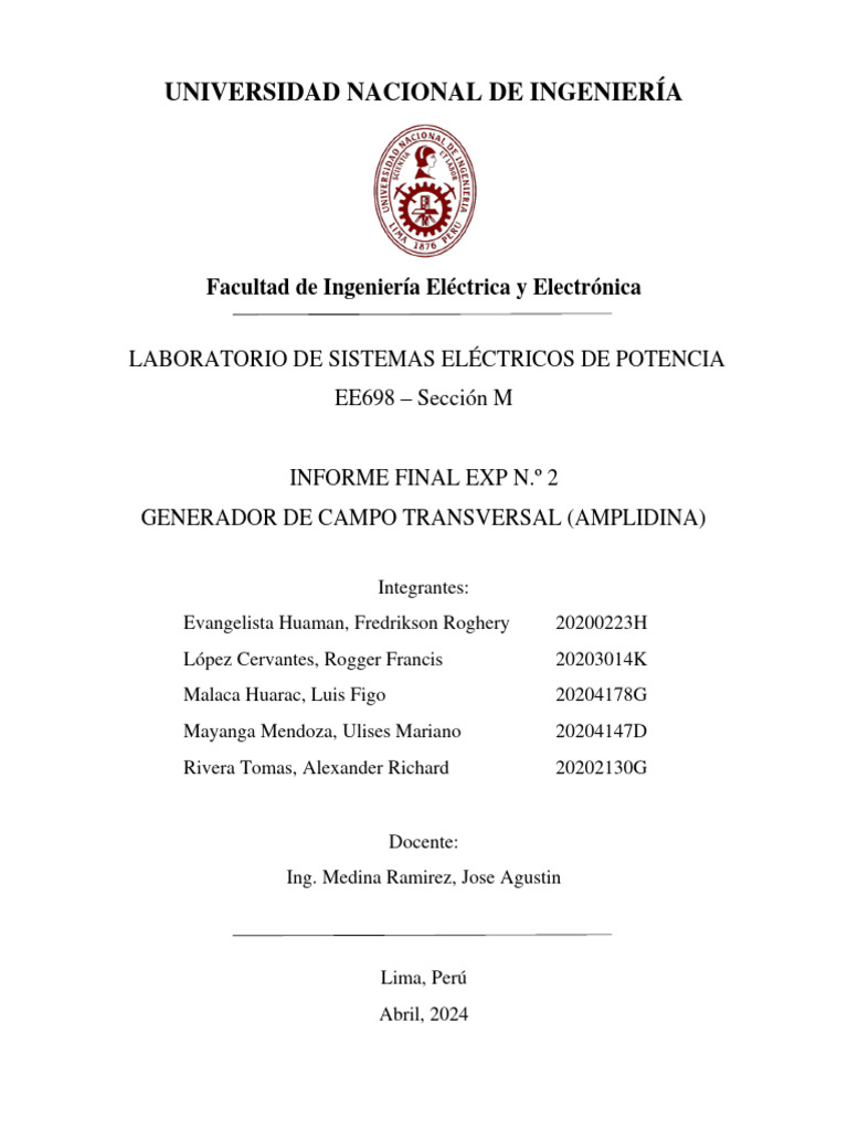 Ee698m - If2 - Grupo 3 | PDF | Inductor | Electromagnetismo