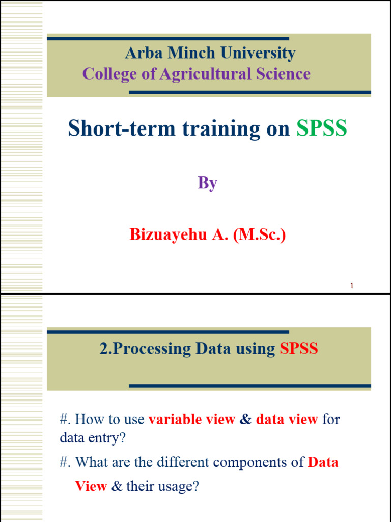 Chapter - 2 | PDF | Level Of Measurement | Spss