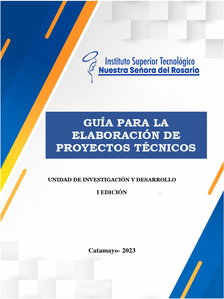 Guía de Proyecto Técnico - 1ed | PDF | Caso de estudio | Investigación ...
