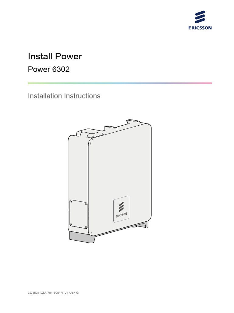 Install Power_6302 | PDF | Electrical Connector | Screw