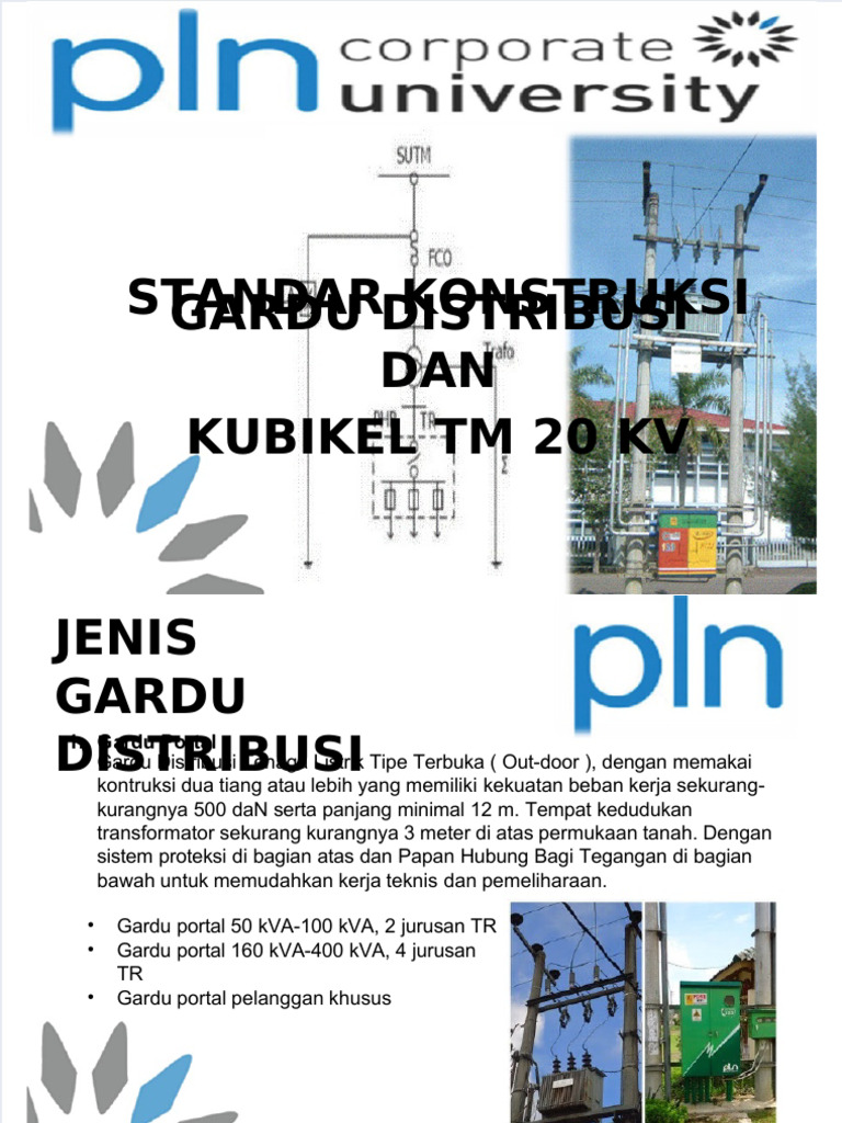 Dokumen - Tips Standar Konstruksi Gardu Dan Kubikel TM 20 KV | PDF