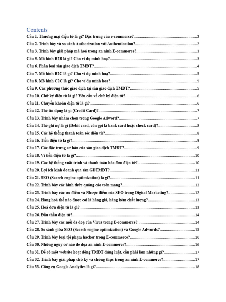 80 C Ly Thuyet TMDT | PDF