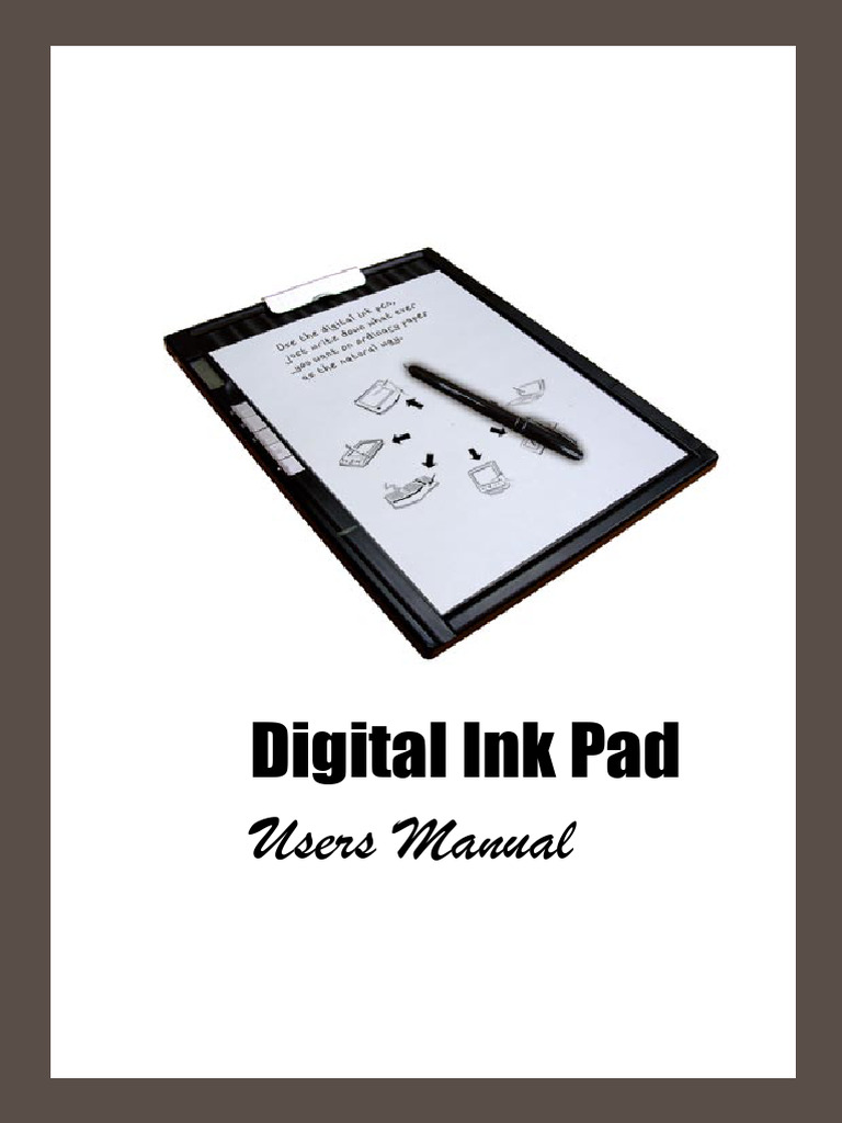 Manual Aiptek, Digital Ink Pad B | PDF | Tablet Computer | Usb
