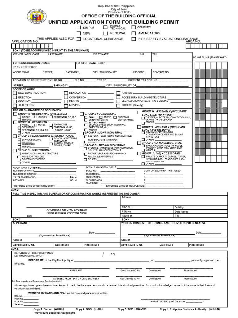 United Application Form | PDF | Notary Public