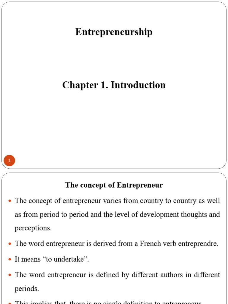Cha 1 Pdf Entrepreneurship Innovation