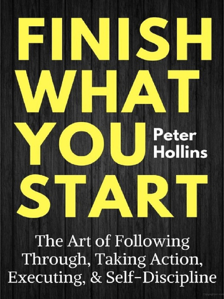 Finish What You Start | PDF Finish What You Start | PDF