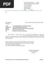 Materials Handover Letter Template | PDF | Equipment | Tools