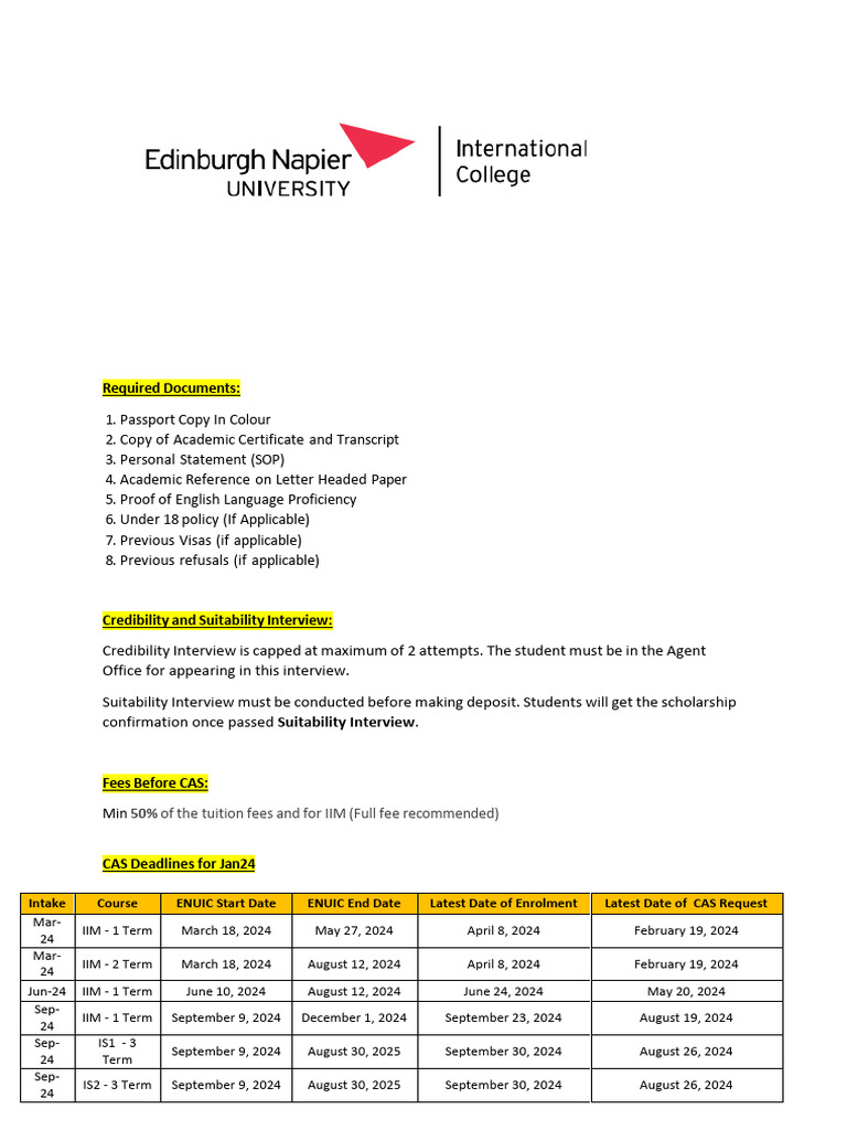 ENUIC - Toolkit - Mar, June, Sep | PDF | Bachelor Of Arts | Bachelor Of ...